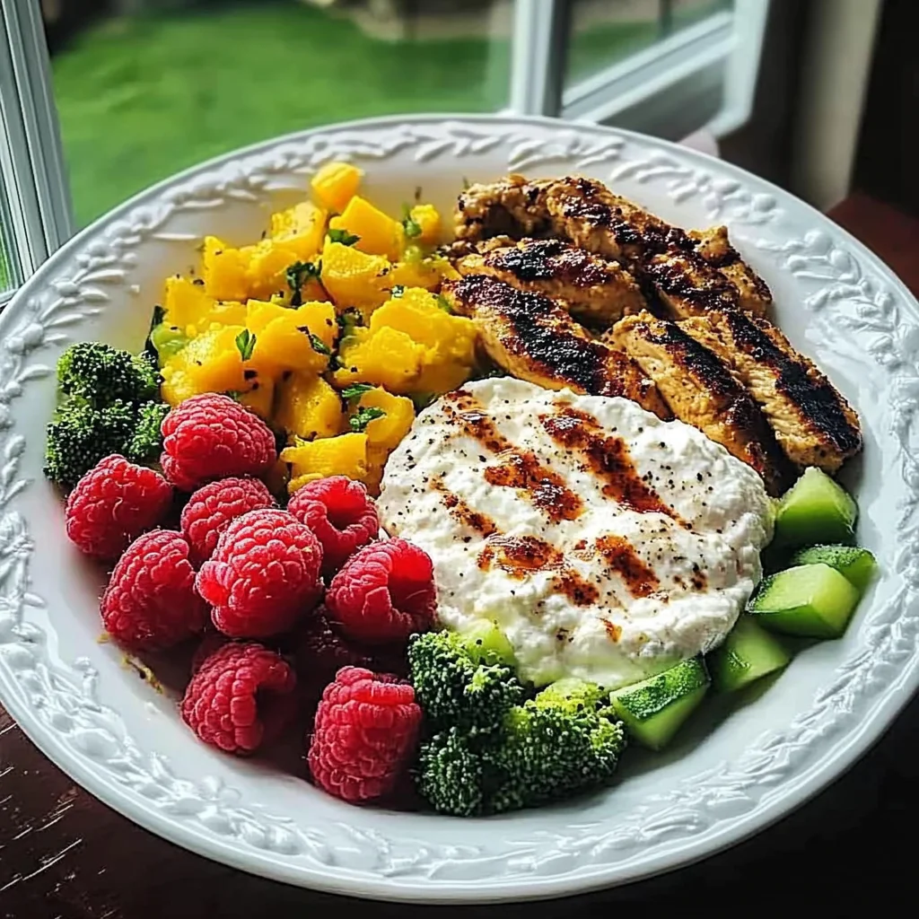 High Protein Breakfast Plate: Easy & Healthy Sunrise Recipe