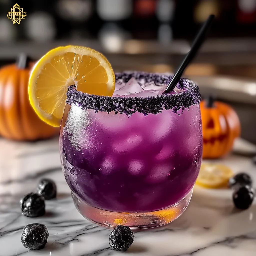 Purple People Eater Halloween Cocktail Recipe