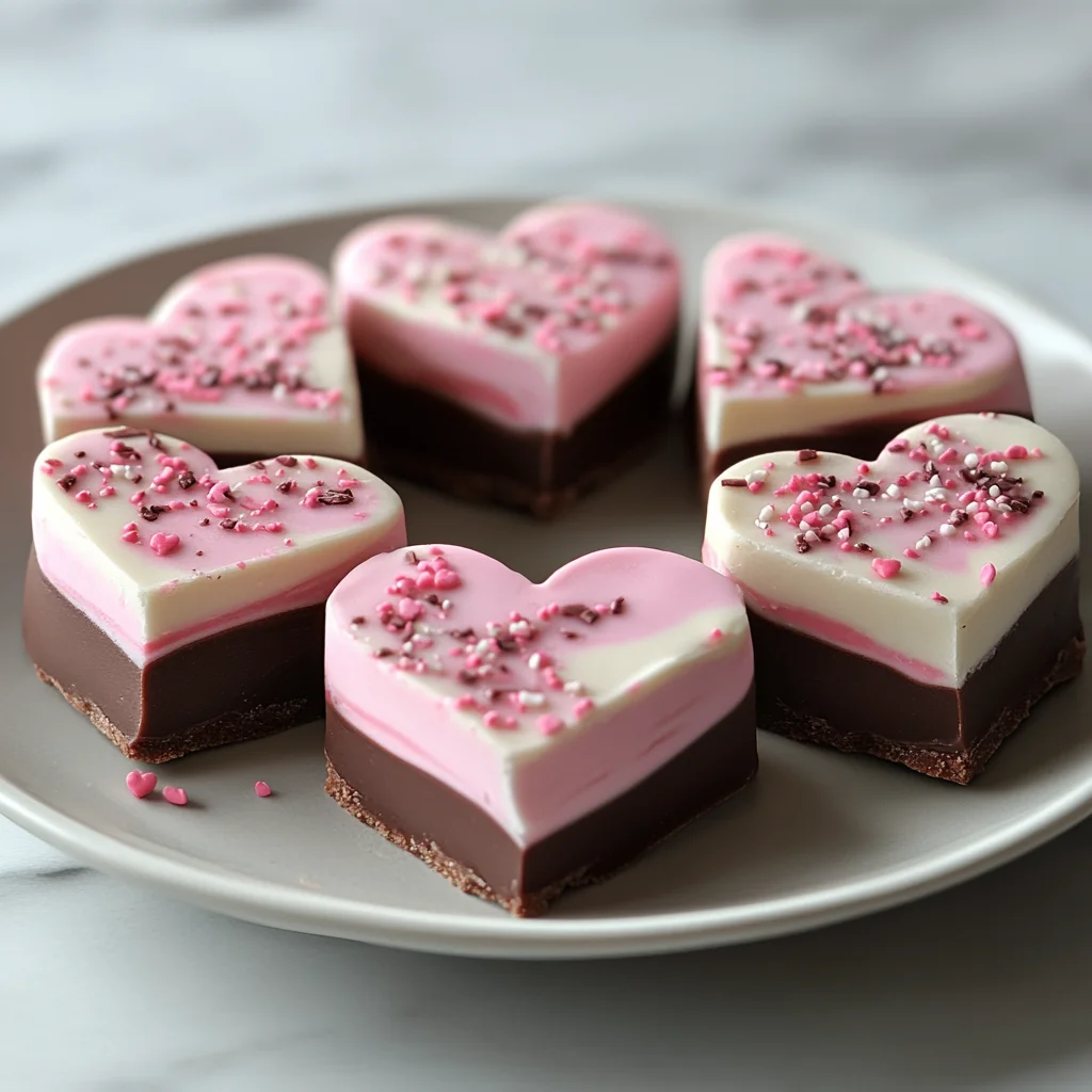 Easy Valentine Hearts Fudge Recipe